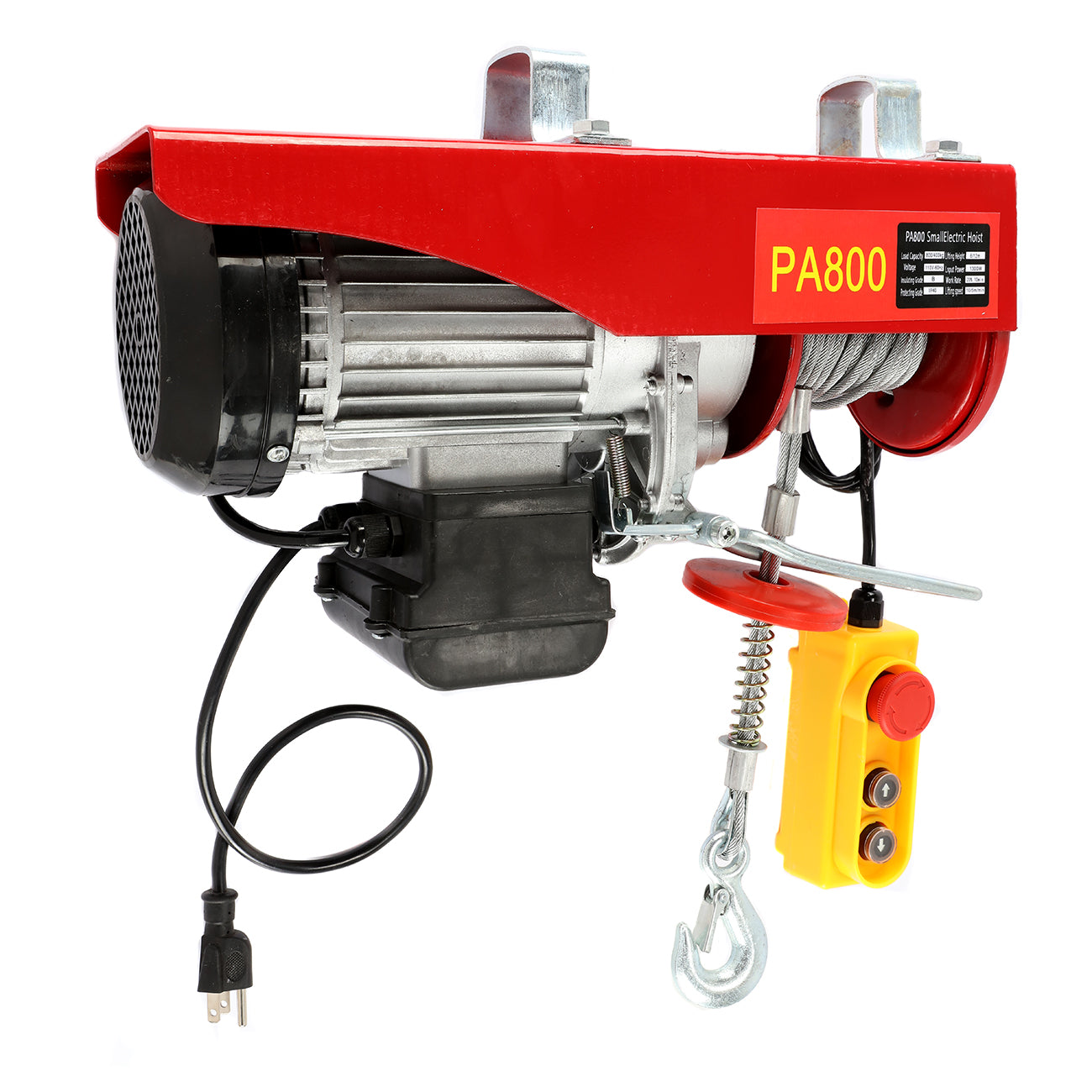 BEAMNOVA Electric Hoist 1760lbs 110-120v Overhead Engine Lift 110-120 ...