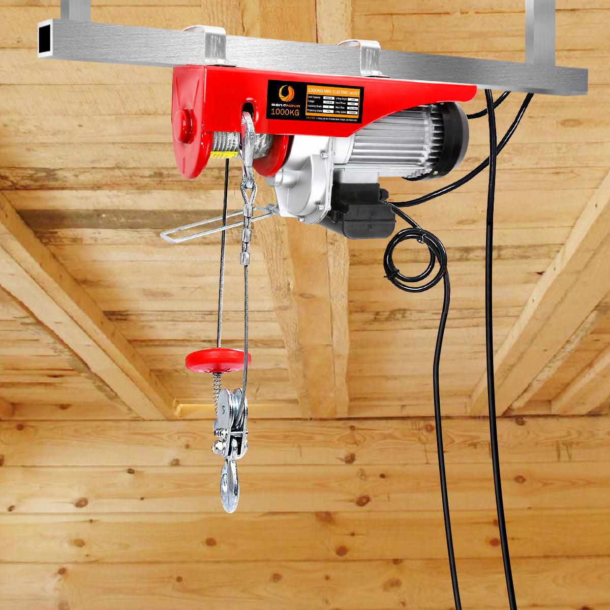 Wood Beam Hoist Trolley - The Best Picture Of Beam